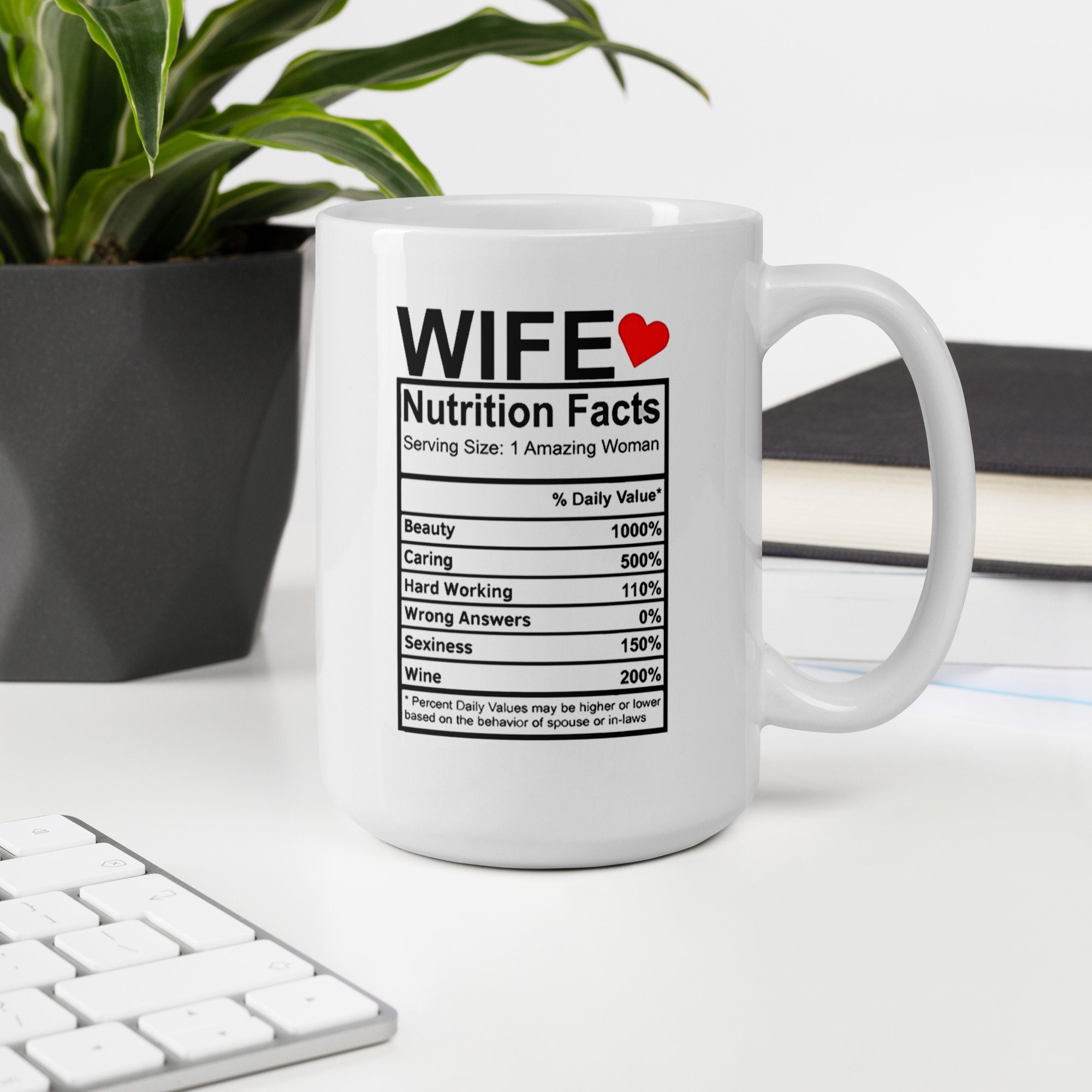 Wife Nutrition Facts Mugwife Birthday Gift From Husbandwife - Etsy