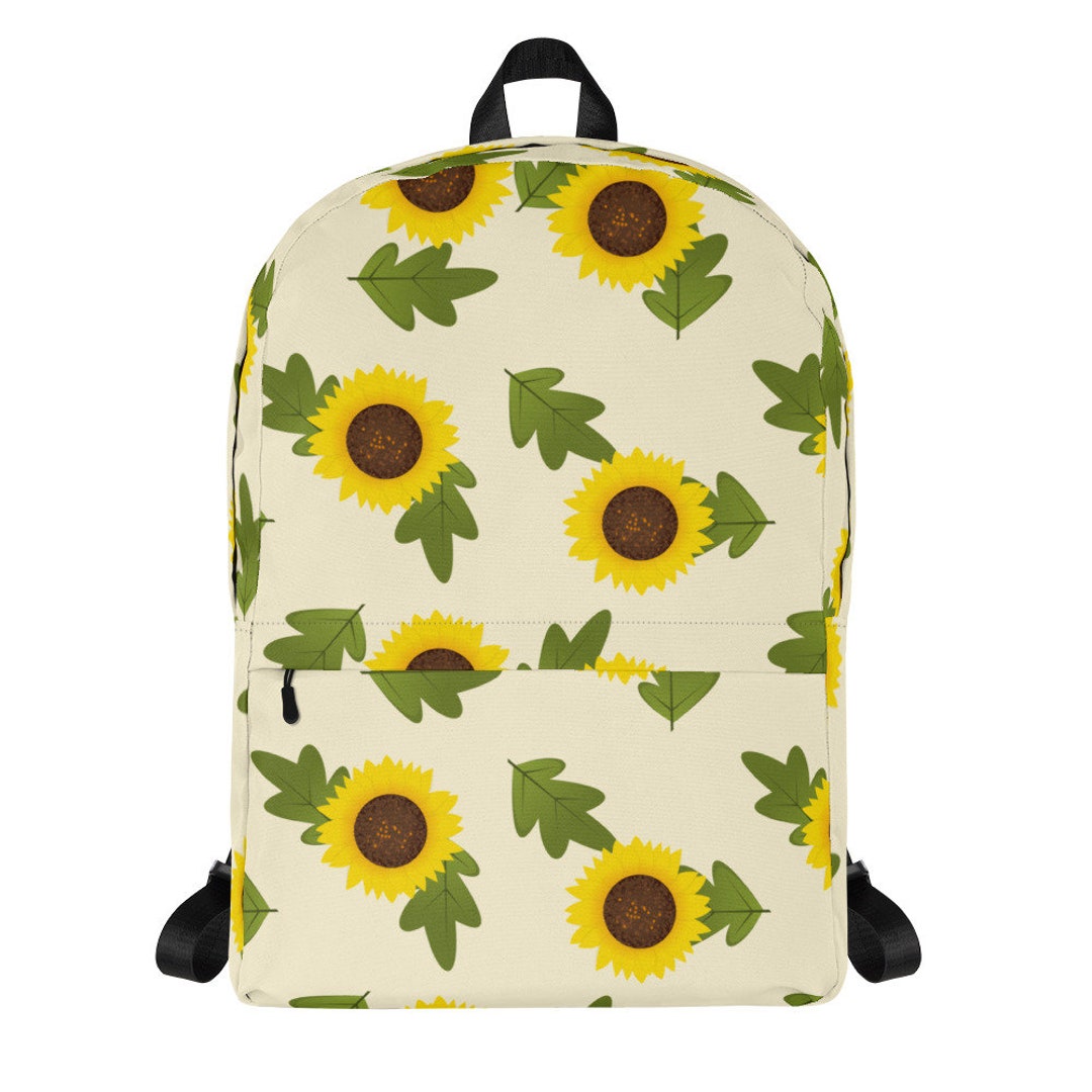 Sunflower Backpack | Summer Backpack | Cute Backpack | Unisex Casual ...