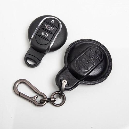 Mini Cooper Key Chain Leather Car Key Fob Cover Remote Key - Etsy