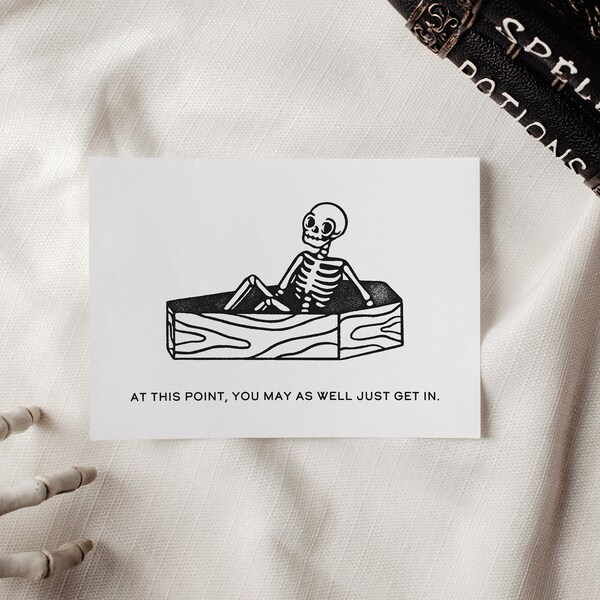 Dark Humor Card - Etsy