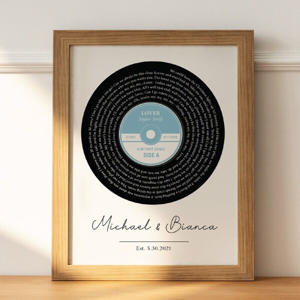 Vinyl Record Label - Etsy