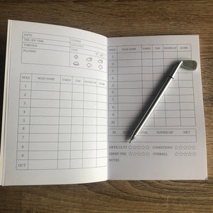 Golf Journal - Golf Logbook, Golf Scorecard, Golf Gift, Golf Present ...