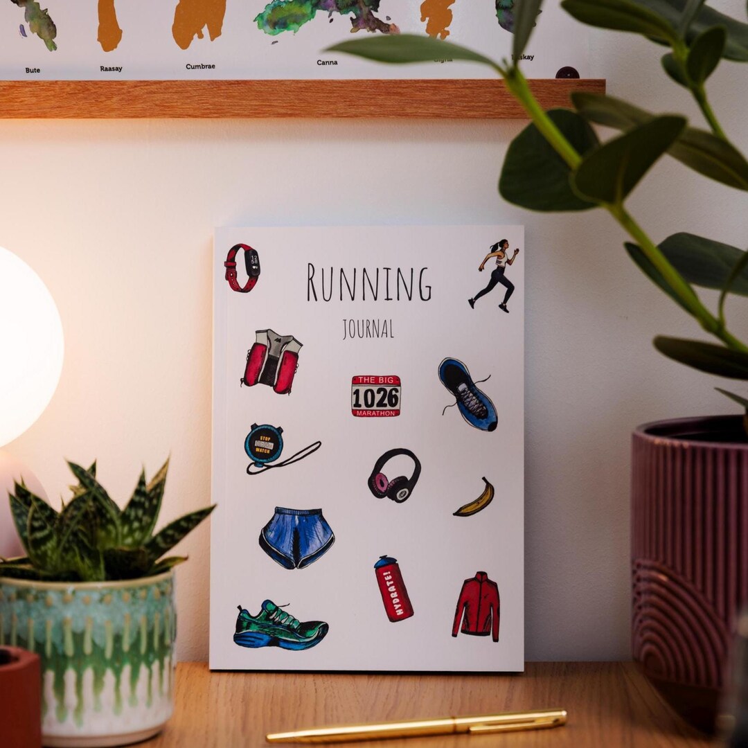 Running Journal | Mileage Logbook & Training Tracker | Runner Planner ...