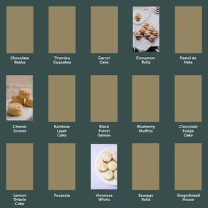 Baking Scratch off Poster - Star Baker, Baking Challenge, Baking Poster ...