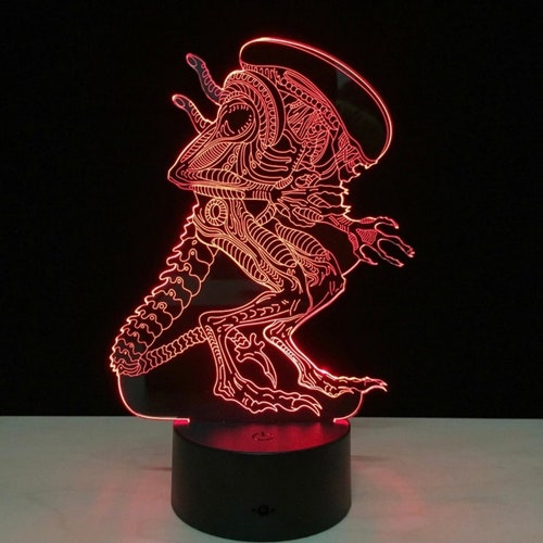 Alien Xenomorph Head Wall Mount on Solid Oak - Etsy UK