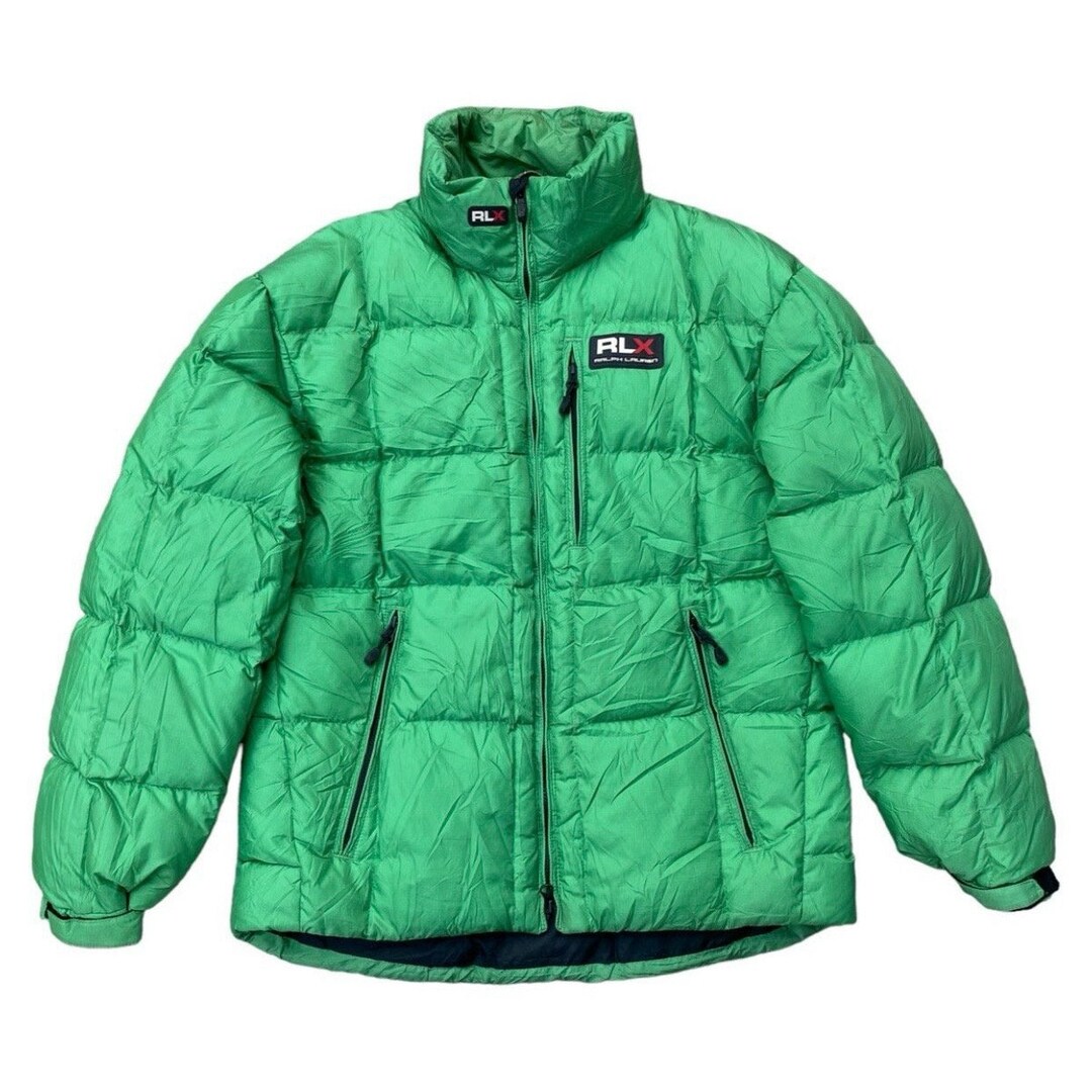 Vintage 90s Polo Ralph Lauren RLX Goose Down Puffer Jacket Medium Full ...