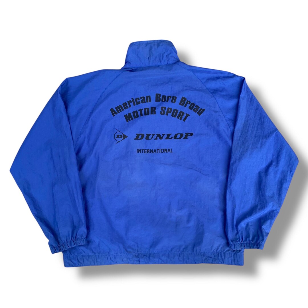 Vintage 90s Dunlop International Light Bomber Jacket American Born ...