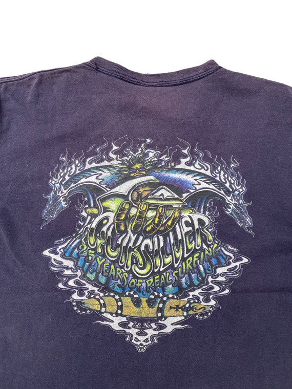 Vintage 90s Quicksilver 25 Years of Real Surfing Shir… - Gem