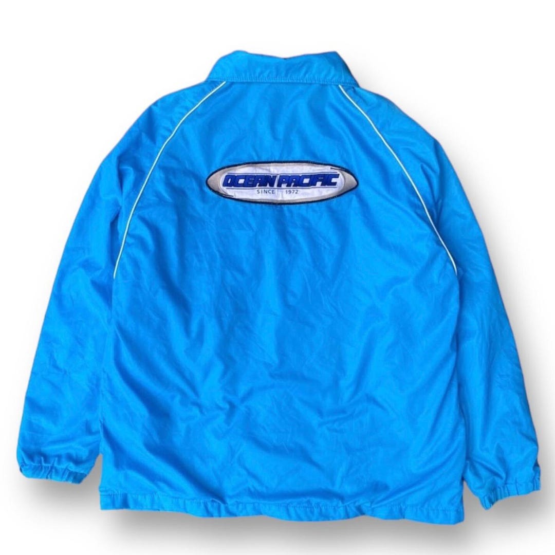 Vintage 90s Ocean Pacific Winter Wear Big Embroidery Logo Coach Jacket ...