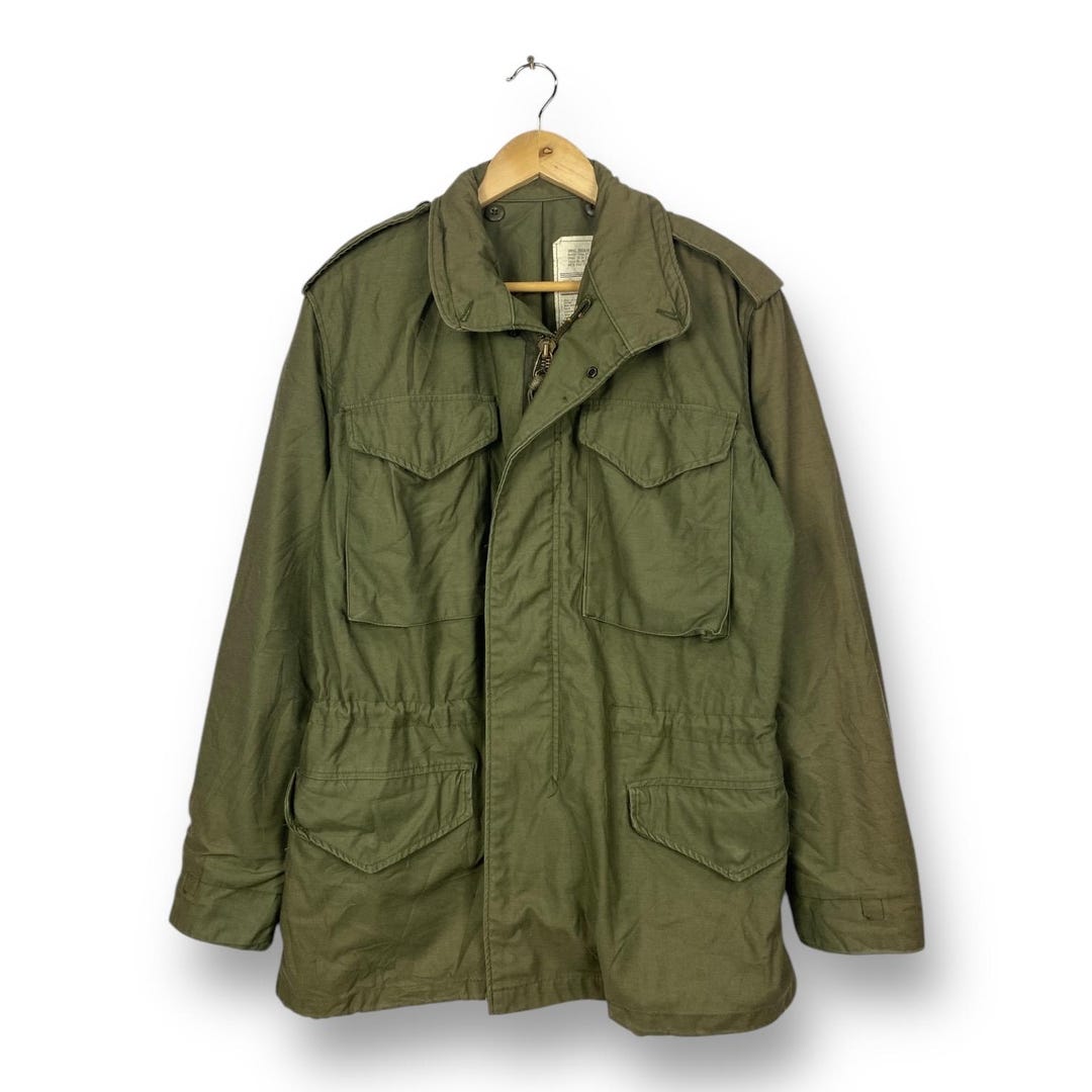 Vintage 90s 80s Alpha Industries US Army Military Gear Field 0G-107 ...