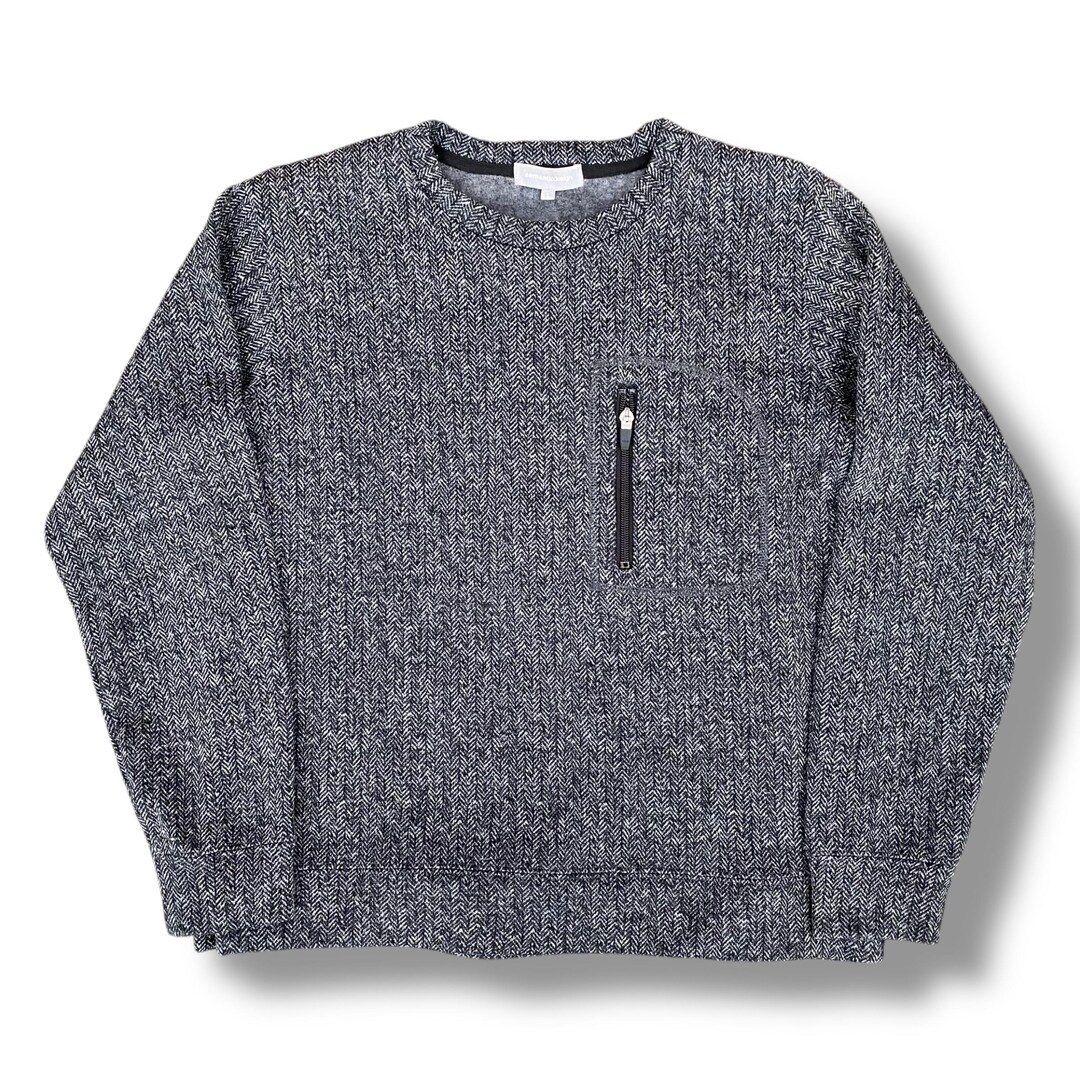 Vintage Iconic Semantic Design Single Pocket Sweatshirt Pullover ...