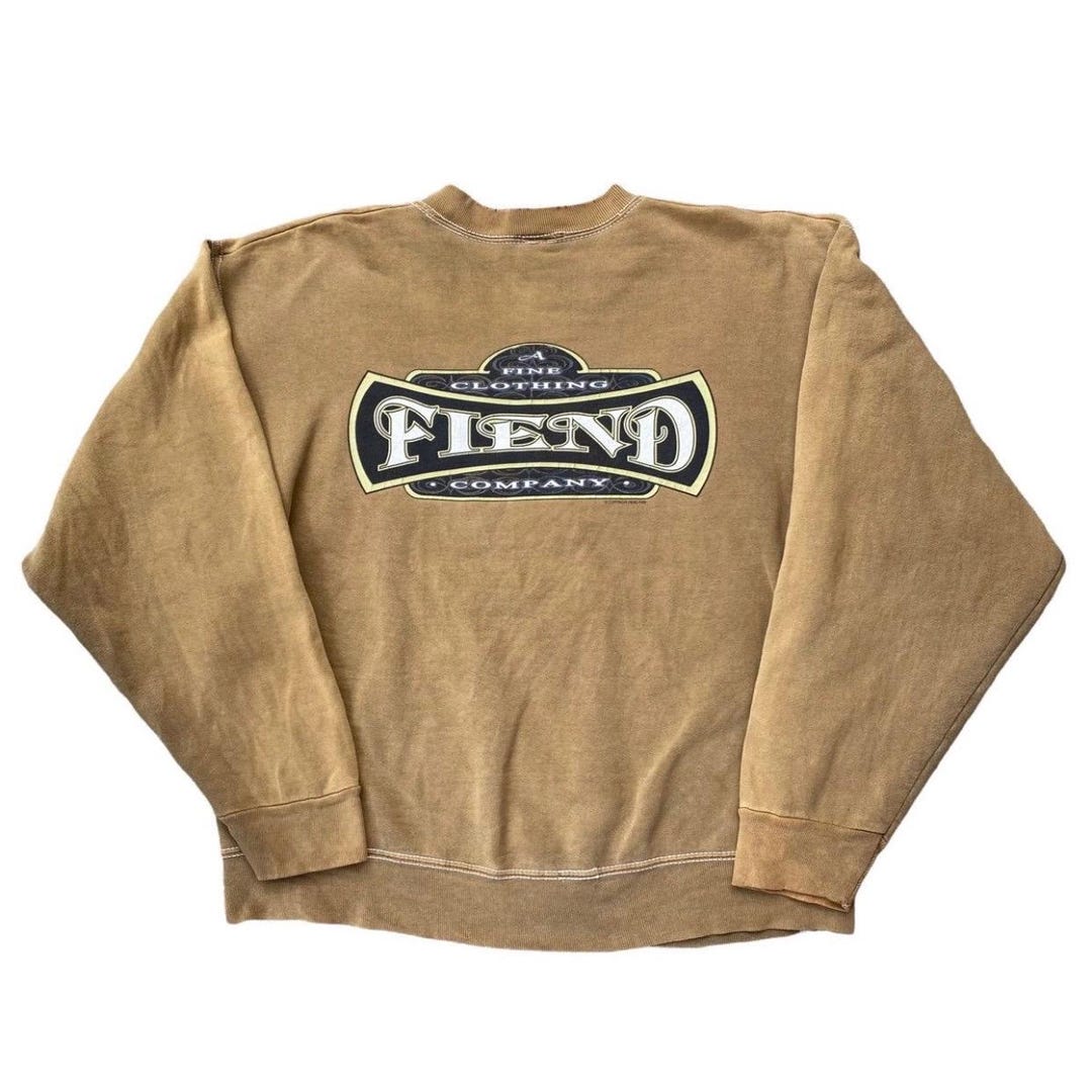 Vintage 90s Fiend A Fine Clothing Company Sweatshirt Medium Big Spell ...