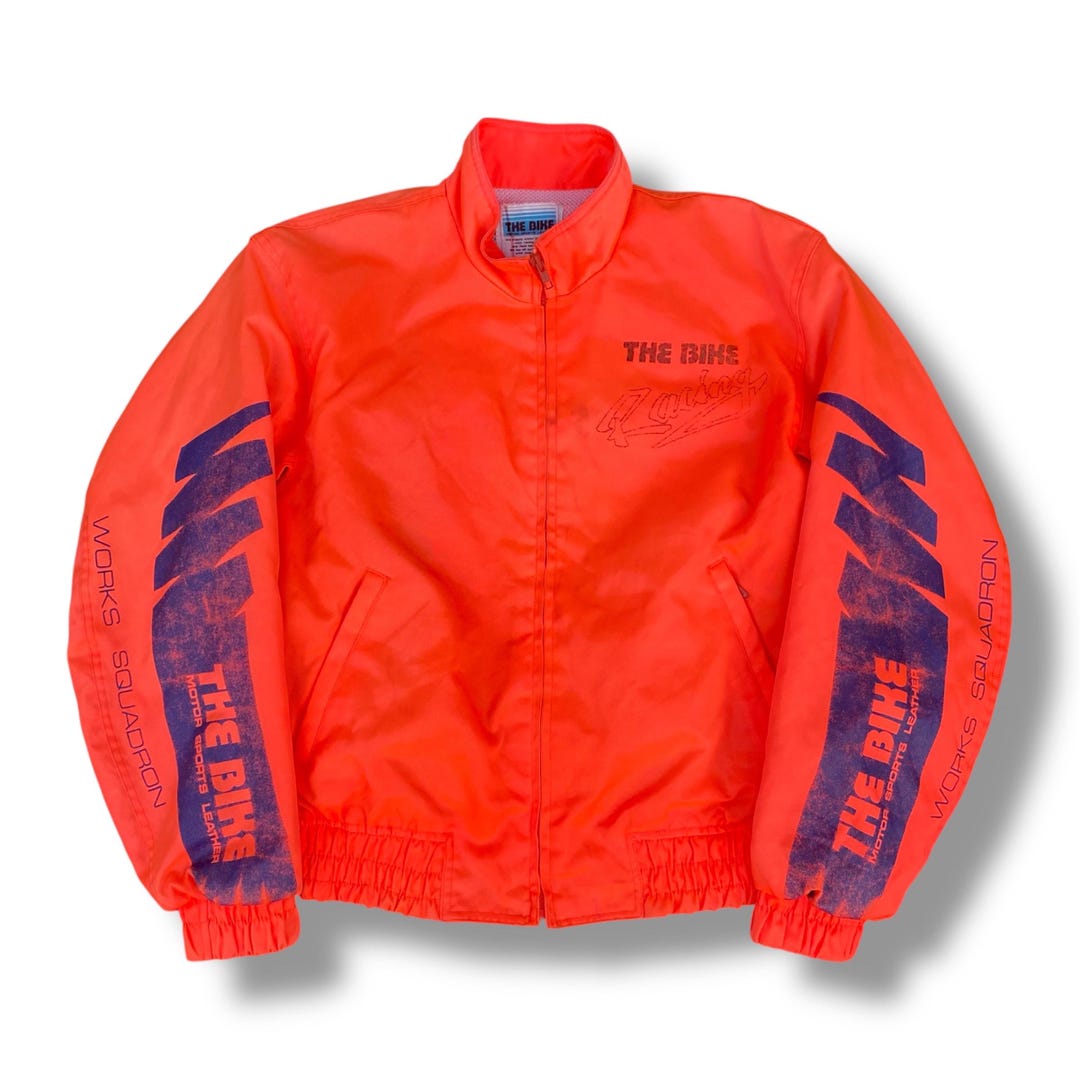 Vintage 90s the Bike Racing Jacket the Bike Motor Sports Leather Works ...