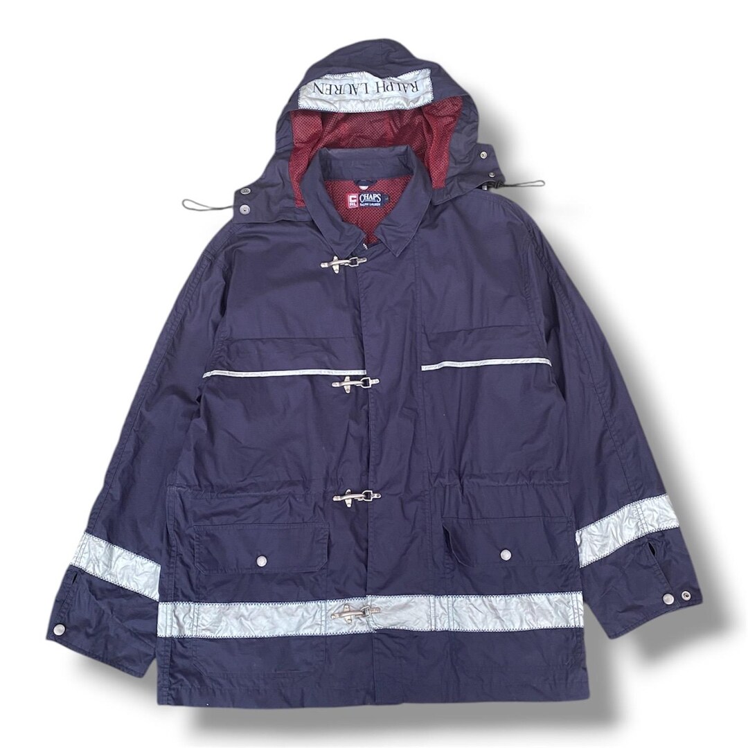Vintage 90s Chaps Ralph Lauren Fireman Jacket Distinctive Design ...