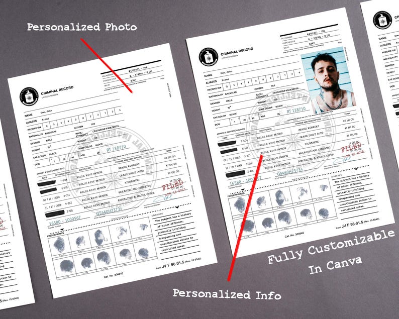 Printable Autopsy Report, Missing Poster, Evidence File, Criminal ...
