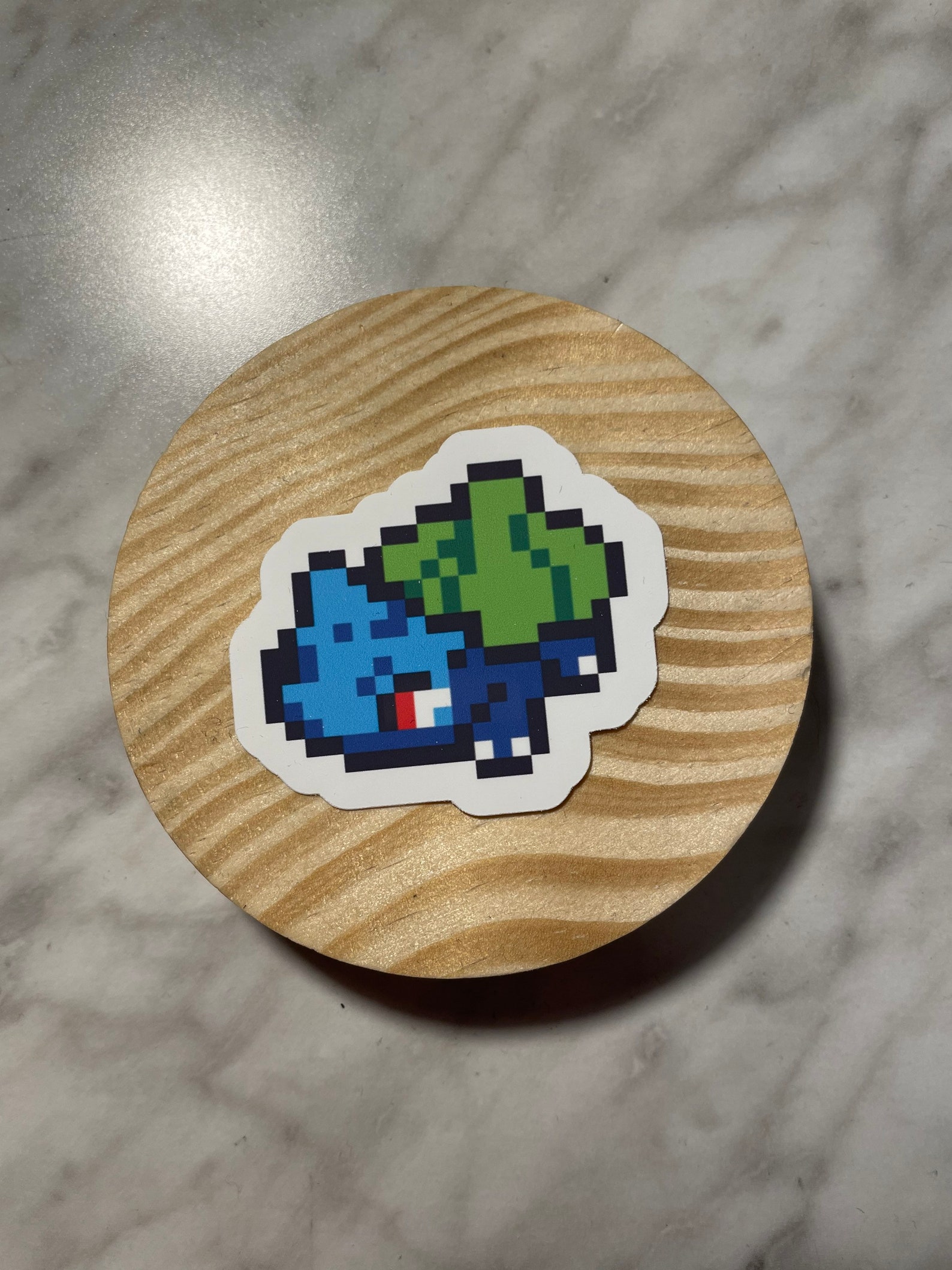Bulbasaur Pixel art sticker | Etsy