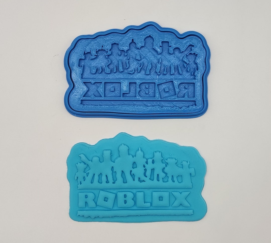 Roblox Logo Cookie Stamp and Cutter Set - Etsy UK