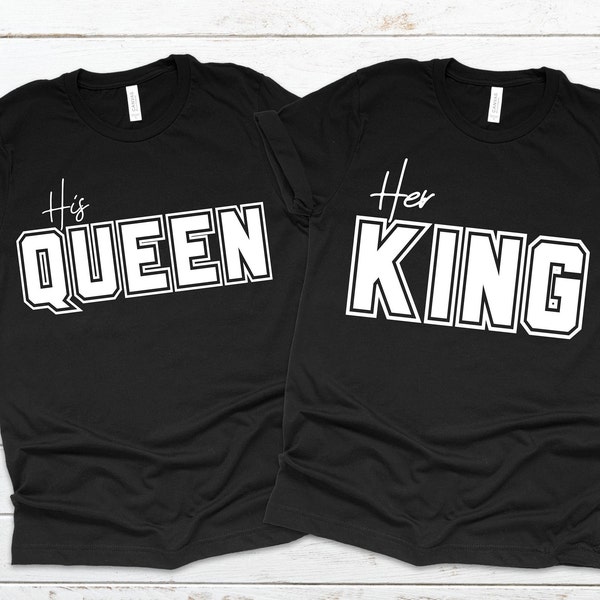 Her King and His Queen T Shirt - Etsy