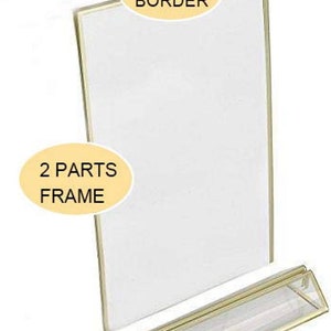 Acrylic Award | Table Marker Brush Stroke Stand - Etsy