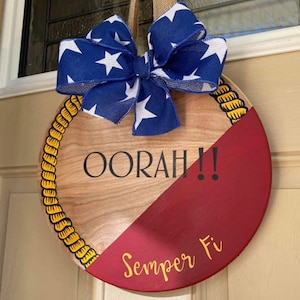 OORAH Military | Independence Day | USA | Welcome Door Sign - Etsy