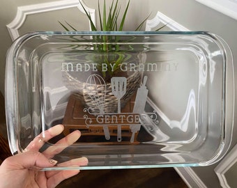 Personalized Pyrex Casserole Dish Custom Baking Dish Glass - Etsy