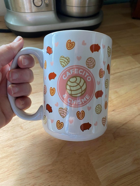 Cafecito And Chisme 15 Oz Coffee Mug Etsy