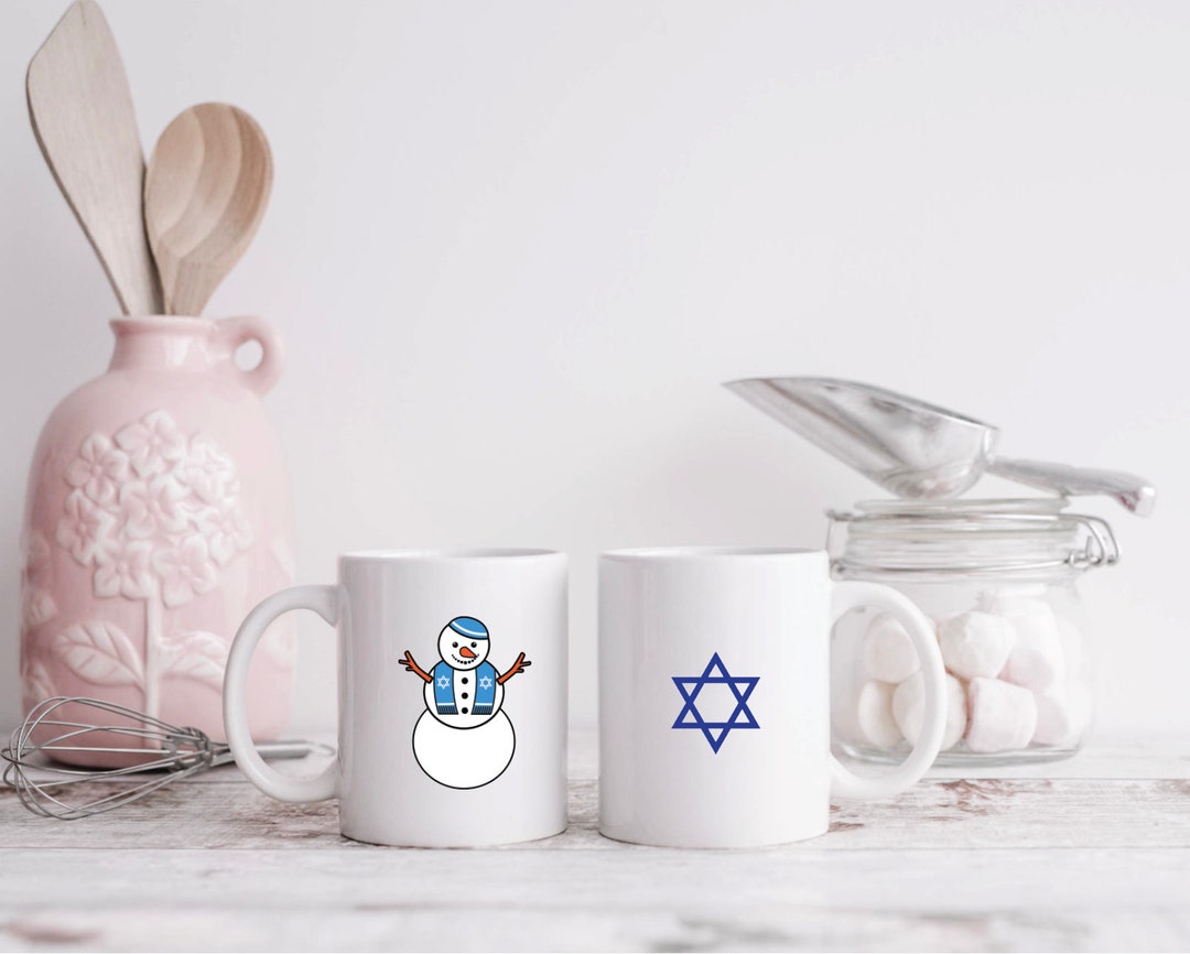 Jewish Snowman Hanukkah Coffee Tea Mug - Etsy