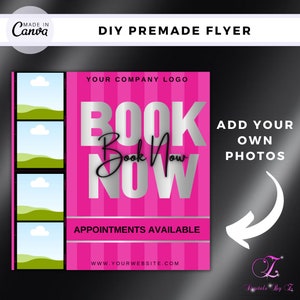 Editable Appointments Flyer, Appointments Available Flyer, Social Media ...