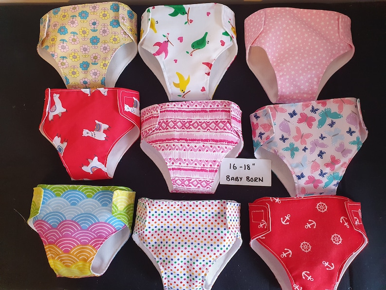 Baby Born Dolls Nappy to Fit Baby Born or Other 16-18" Doll - Etsy