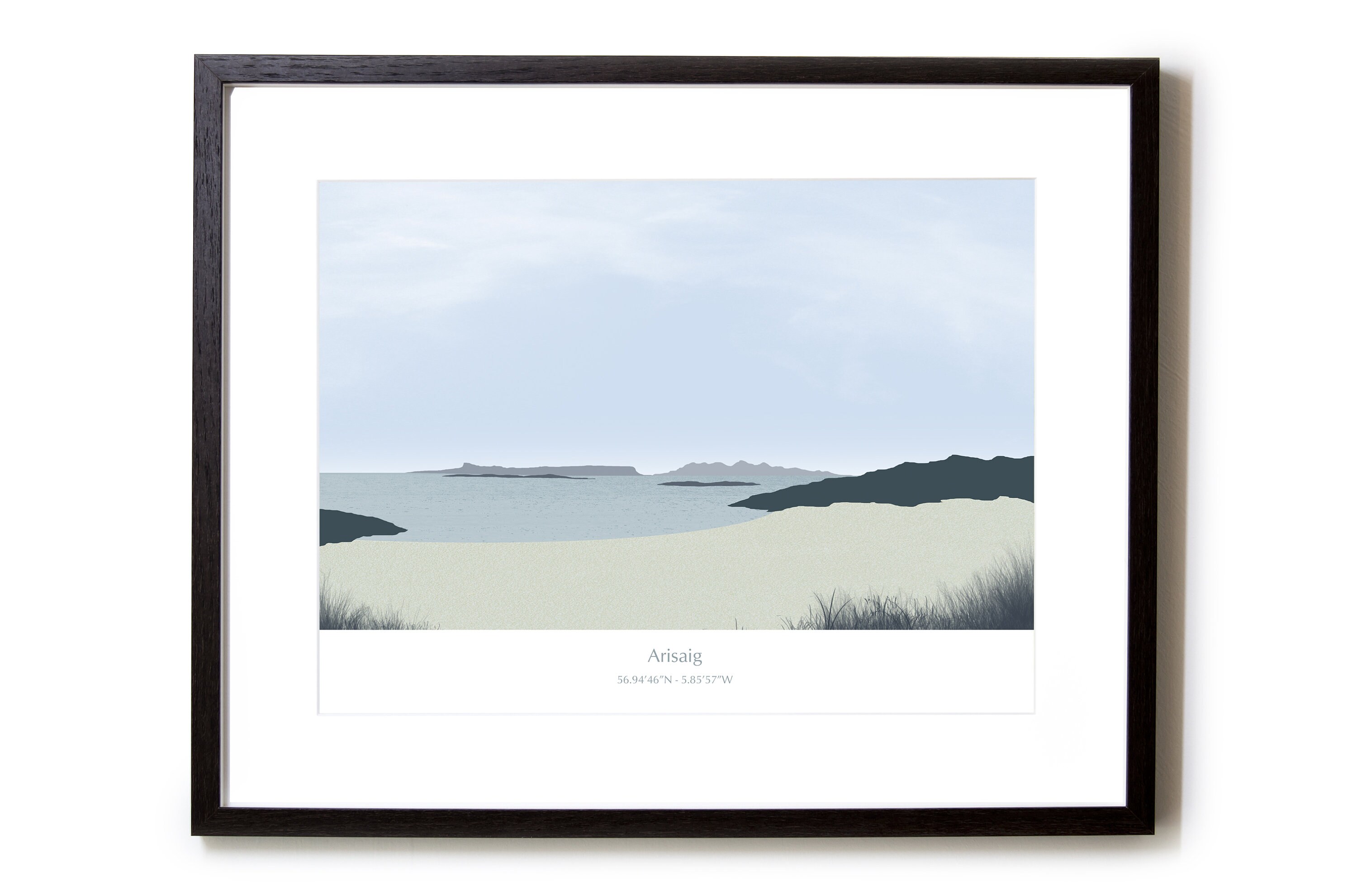 Arisaig White Sands Morar Scotland Art Print | Etsy
