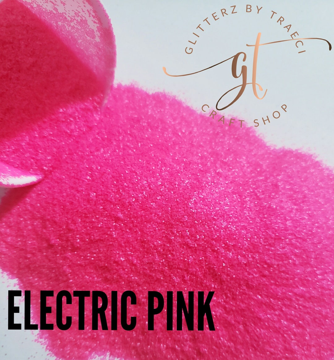ELECTRIC PINK // Extra Fine Neon Pink PET Glitter - Etsy