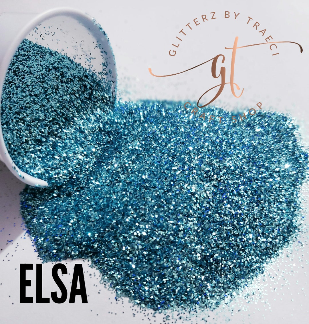ELSA // Fine Blue PET Glitter - Etsy