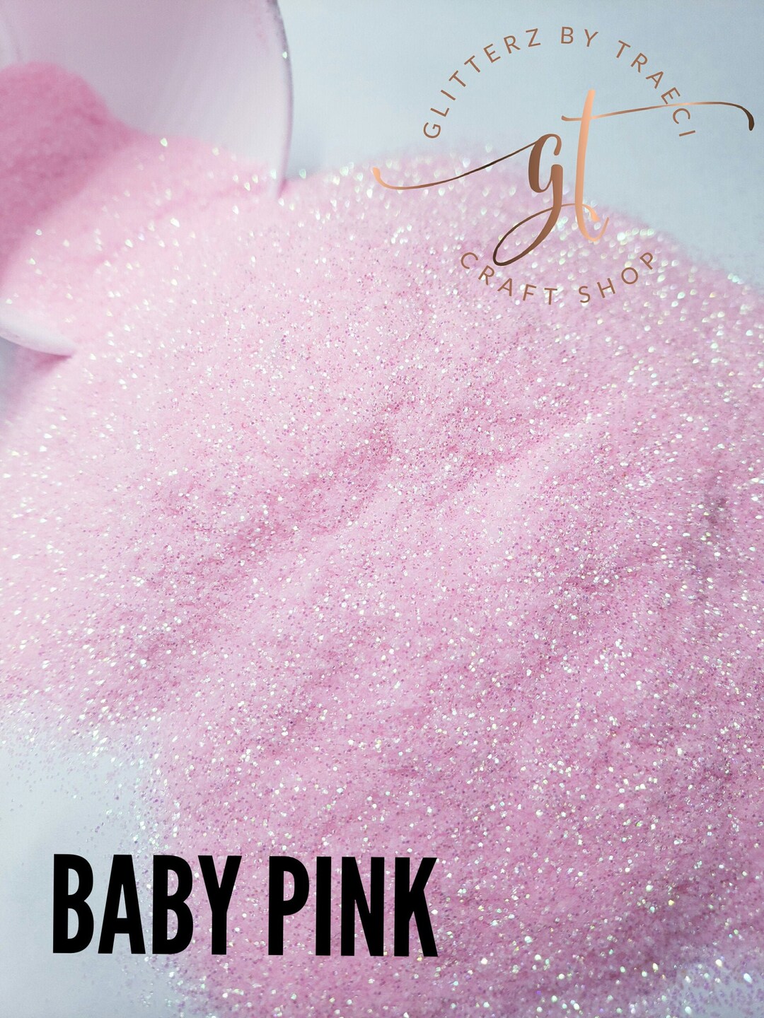BABY PINK // Light Pink Extra Fine PET Glitter - Etsy