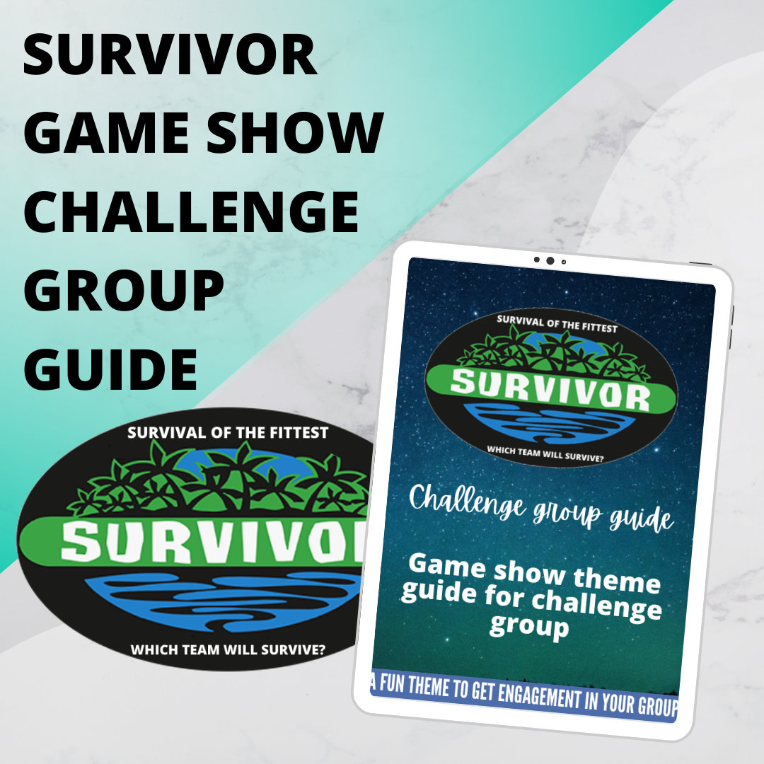 Challenge Group Survivor Game Show Guide - Etsy