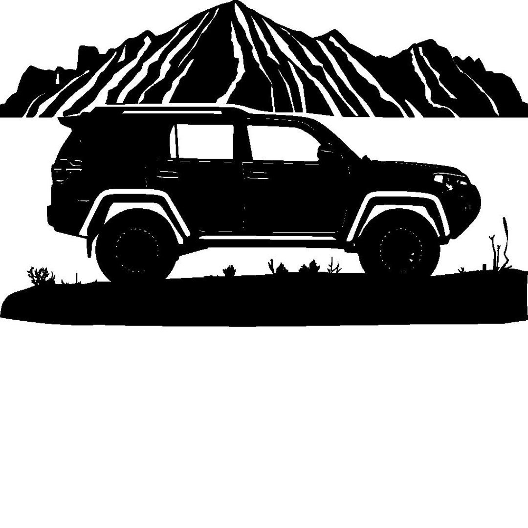 Off-road SUV 2 SVG Cut File - Digital Download for Laser Cutting, CNC ...
