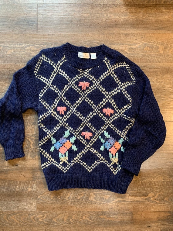 vintage grandma sweater - Gem