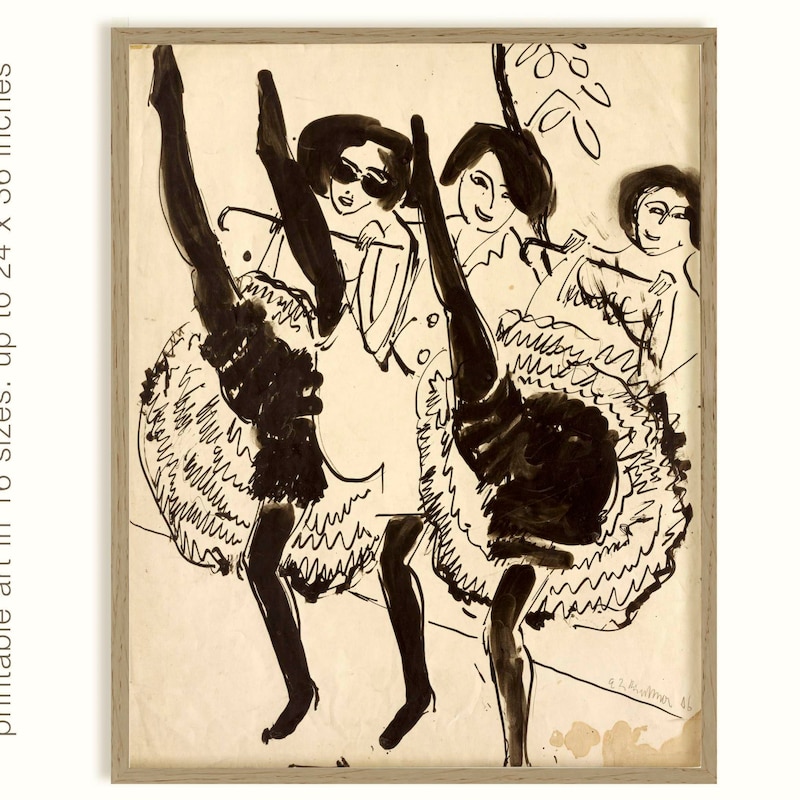 Can Can Dancers - Etsy