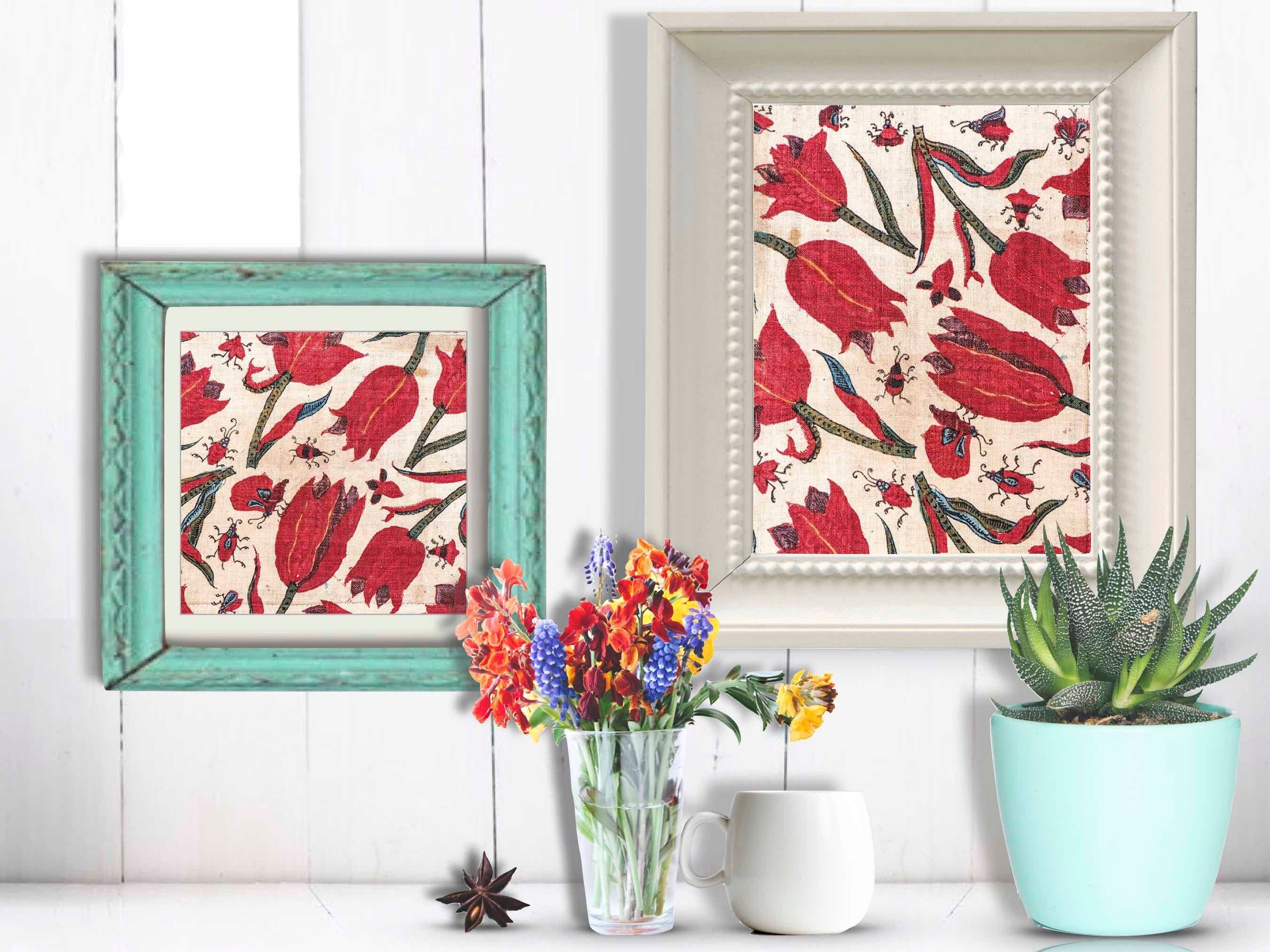 Textile Wall Decor, Vintage Chintz, Textile Design, Indian Textile ...