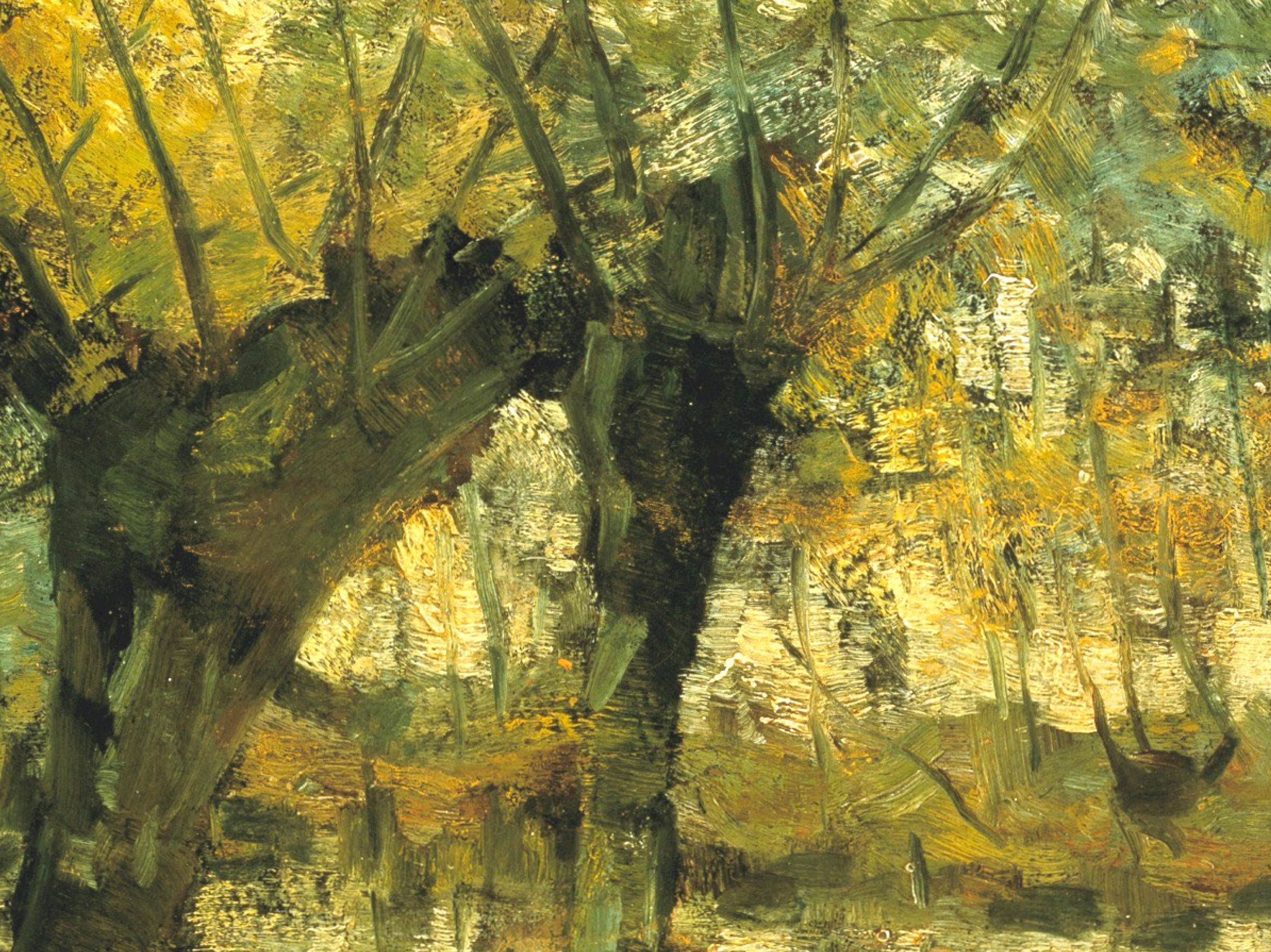 Willow Trees Printable Art, Mustard and Lemon Yellow Decor, Vintage ...