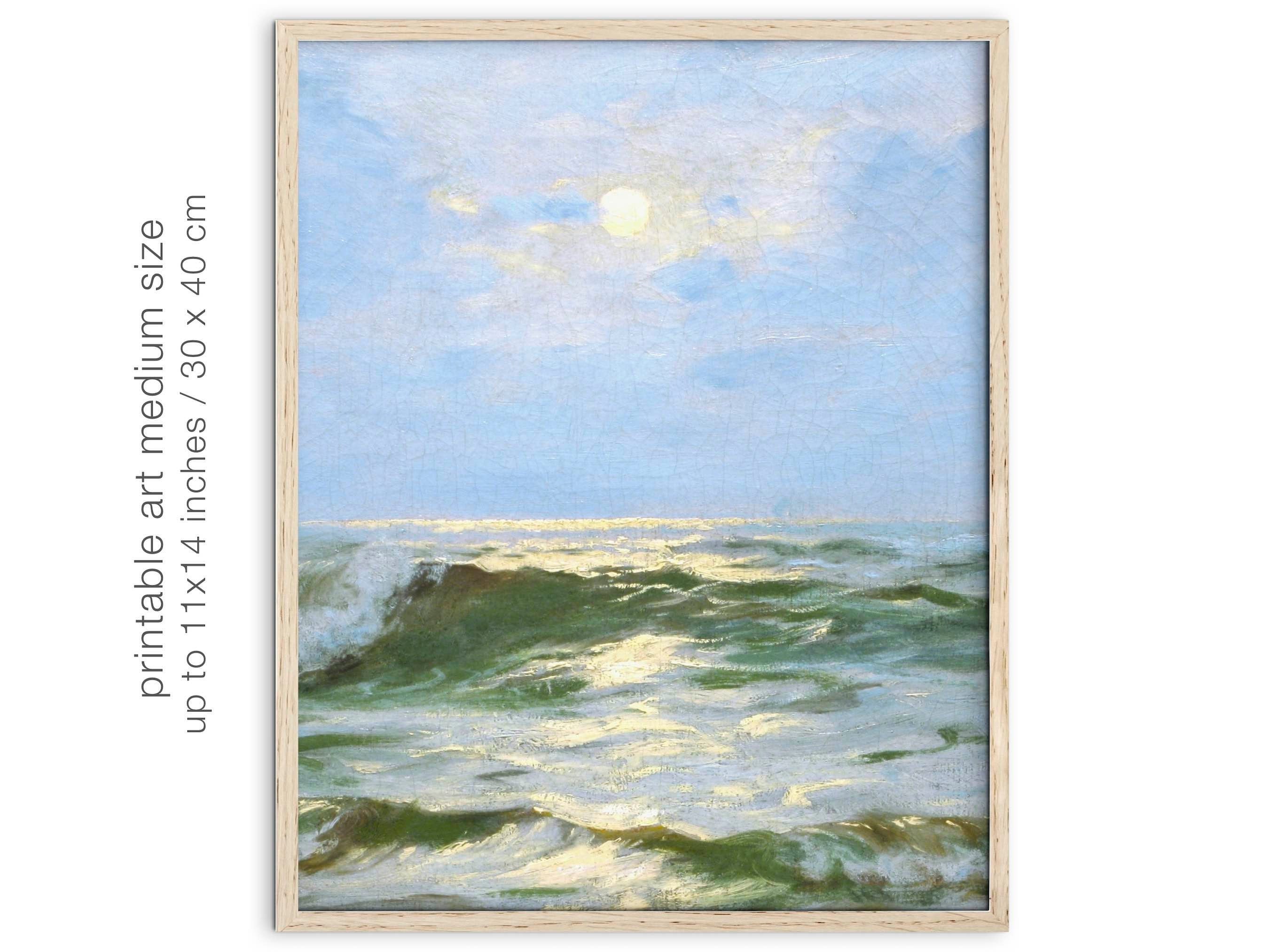 Seascape Nantucket | Ocean Painting | Beach House Decor | Nantucket Art ...