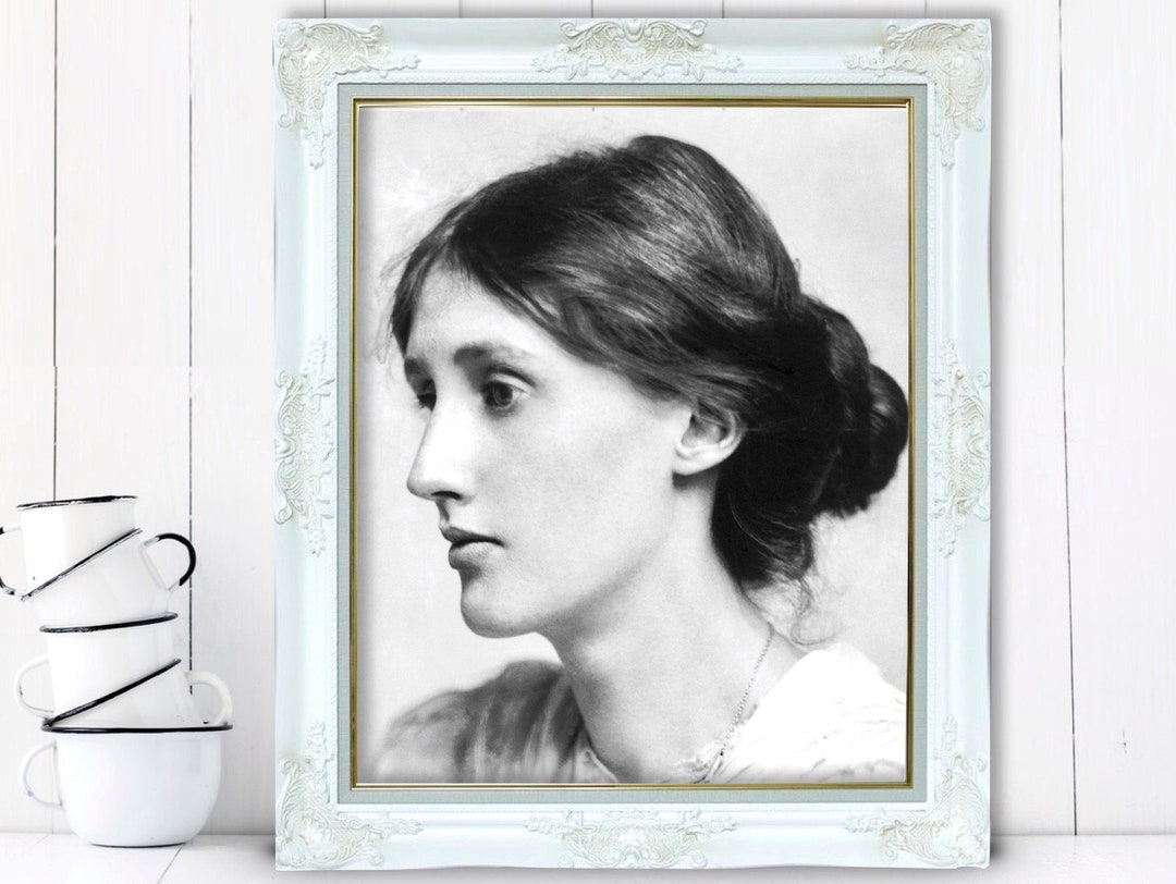 Virginia Woolf Portrait - Virginia Woolf Printable Poster - Large ...