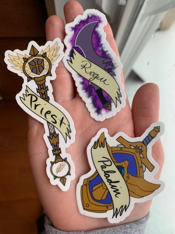 Gamer Stickers Wow Inspired Stickers PC Gamer Stickers | Etsy