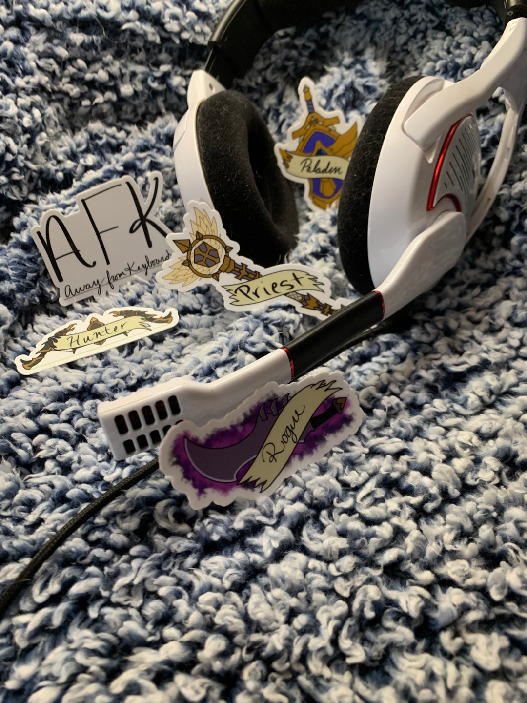 Gamer Stickers Wow Inspired Stickers PC Gamer Stickers - Etsy