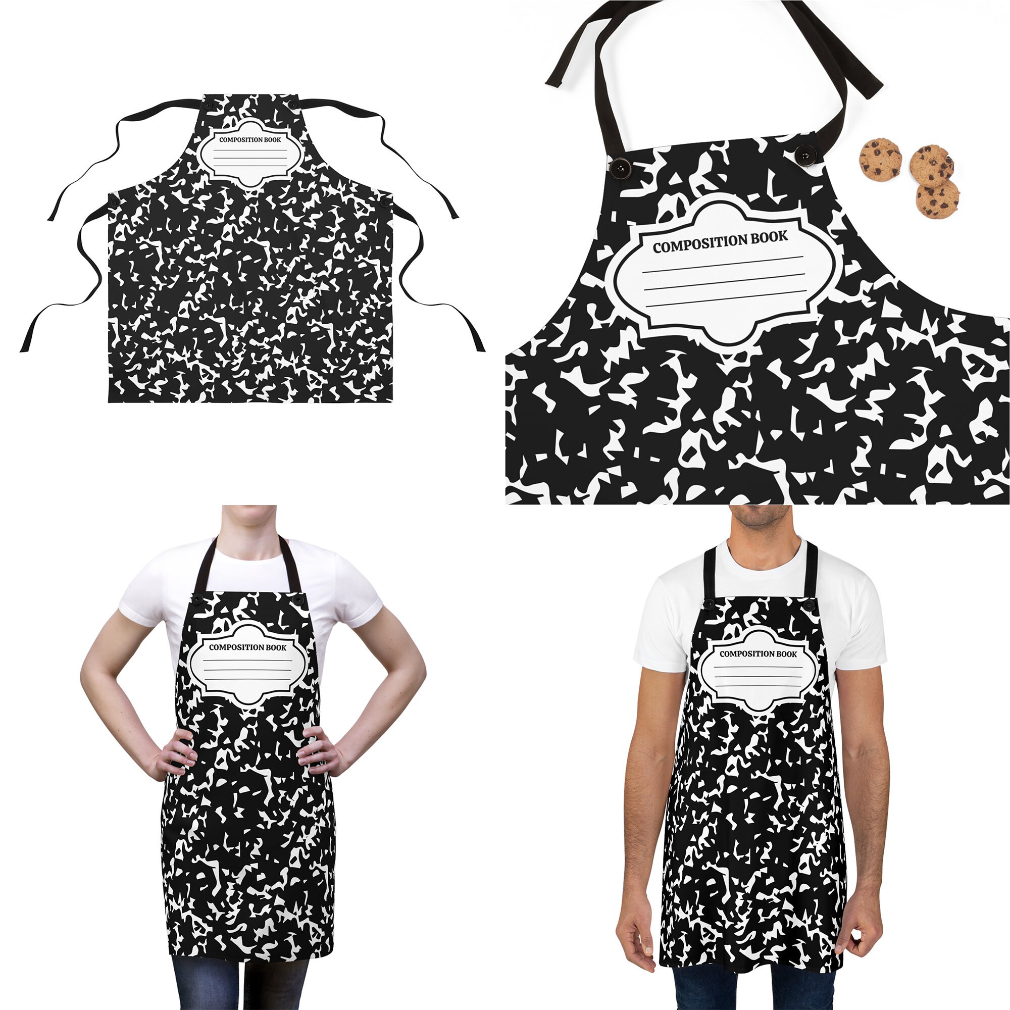 Aprons With School Supply Theme | Comfortable, on and off Costumes for ...