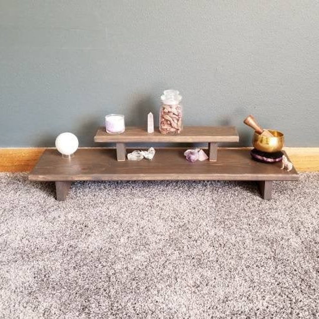 Set of Two Handmade Wooden Altars – Custom Stain & Finish Options (27 ...