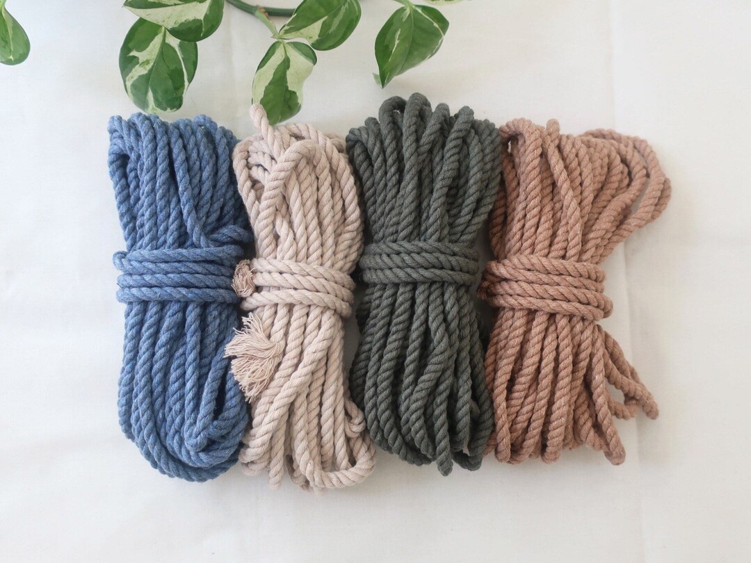 5mm Cotton Rope for Weaving, Macrame, DIY, Crafting, Wrapping Etc ...