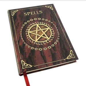 Spell Book Grimoire Dream Book Ornate Journal Hardback Witch Wicca Tree ...