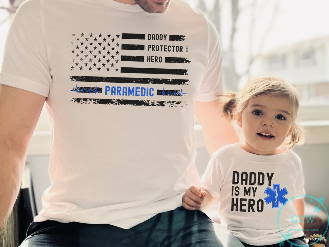 Paramedic New Dad Shirt, EMS Father's Day Gift for Him, Paramedic Dad T ...