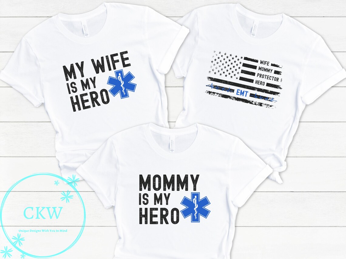 EMT New Mom Shirt, Mother's Day Gift for Her, EMS Wife Anniversary Gift ...