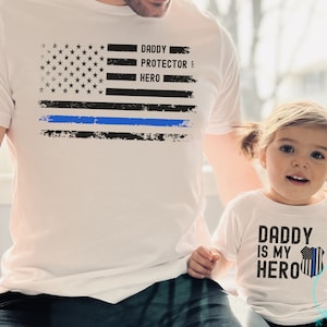 Police Officer New Dad Shirt, Father's Day Gift for Him, Police Dad T ...